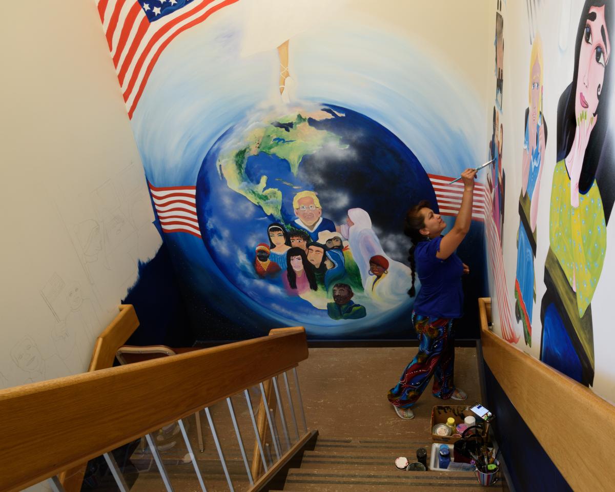 Telling our story: our "awesome" mural project | Center for New Americans